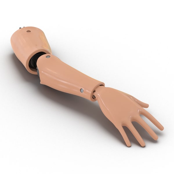 crash test dummy hand 3d model