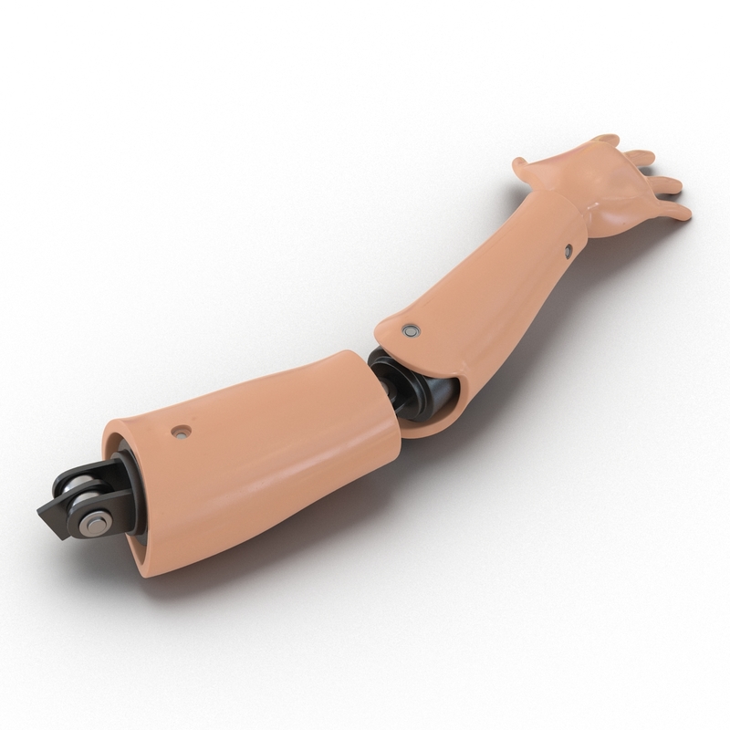 crash test dummy hand 3d model