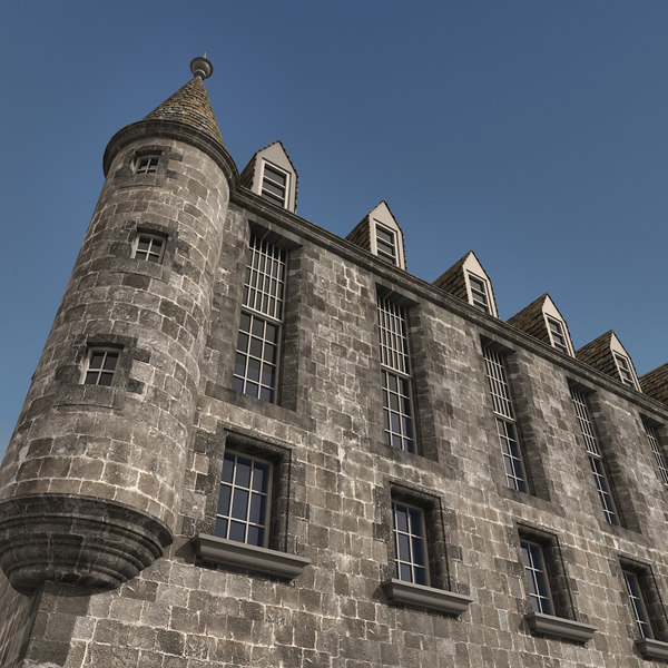 european building europe 3d model