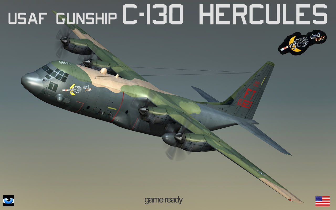 3d flight mode gunship ghost