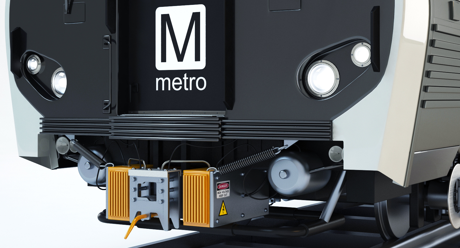 3d model wmata 7000 metro train