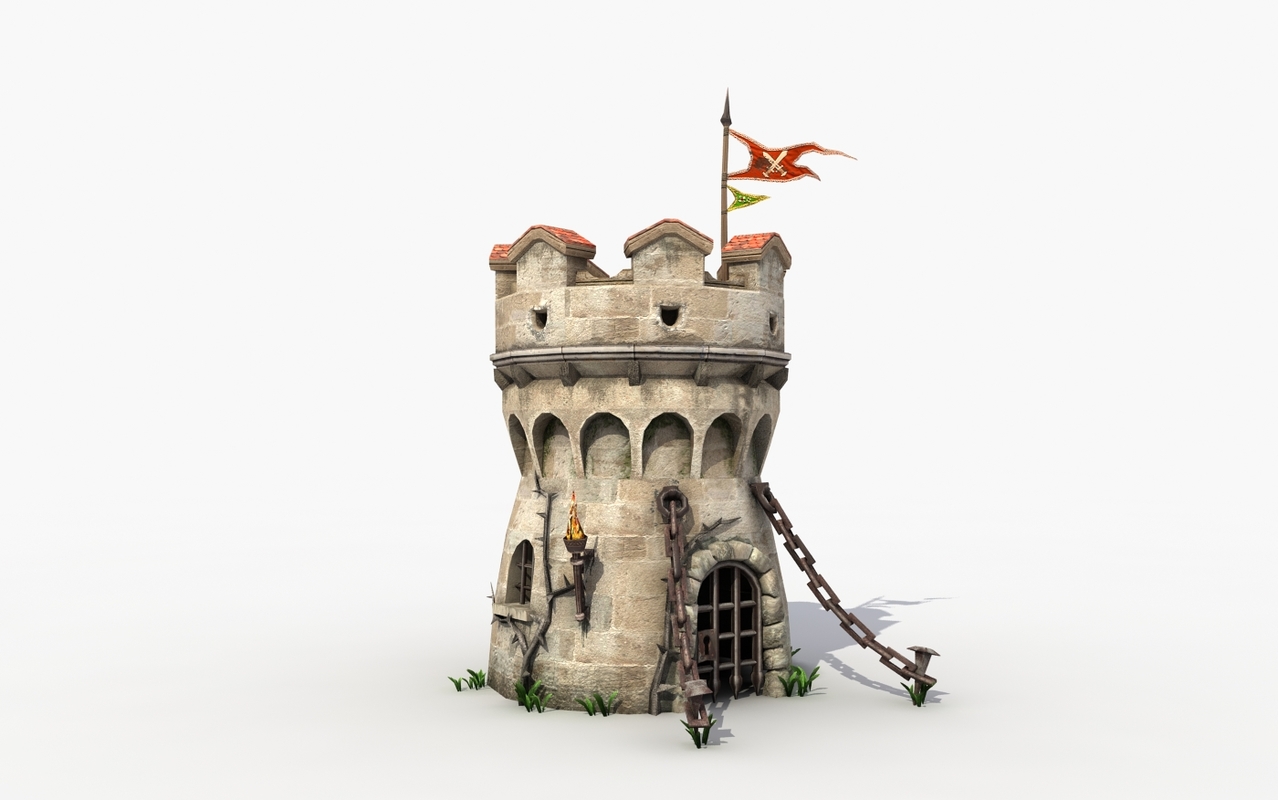 max fantasy medieval dungeon tower