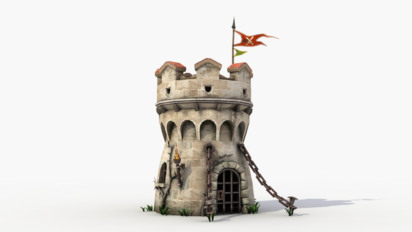 max fantasy medieval dungeon tower