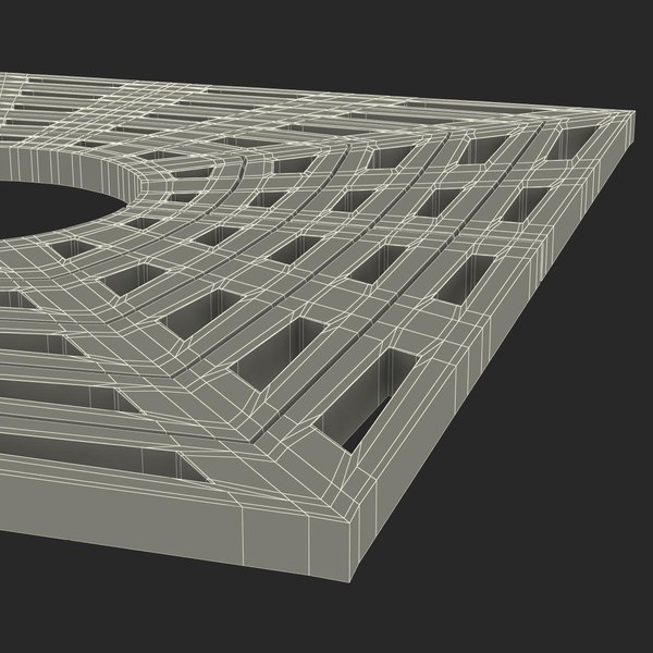 tree grate 3 3d model