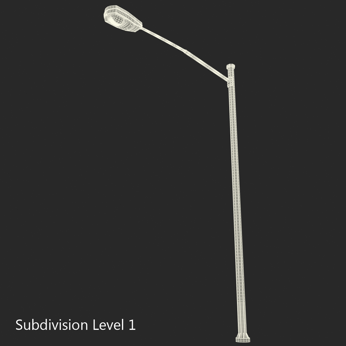 3d street lamp model