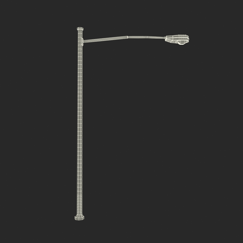 3d street lamp model