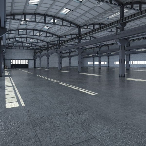 warehouse 3d model