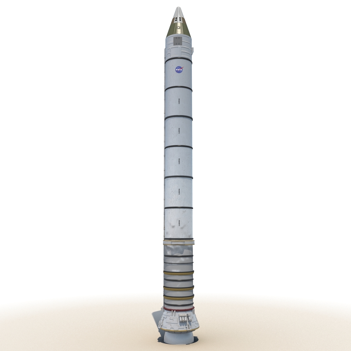 3d solid rocket booster