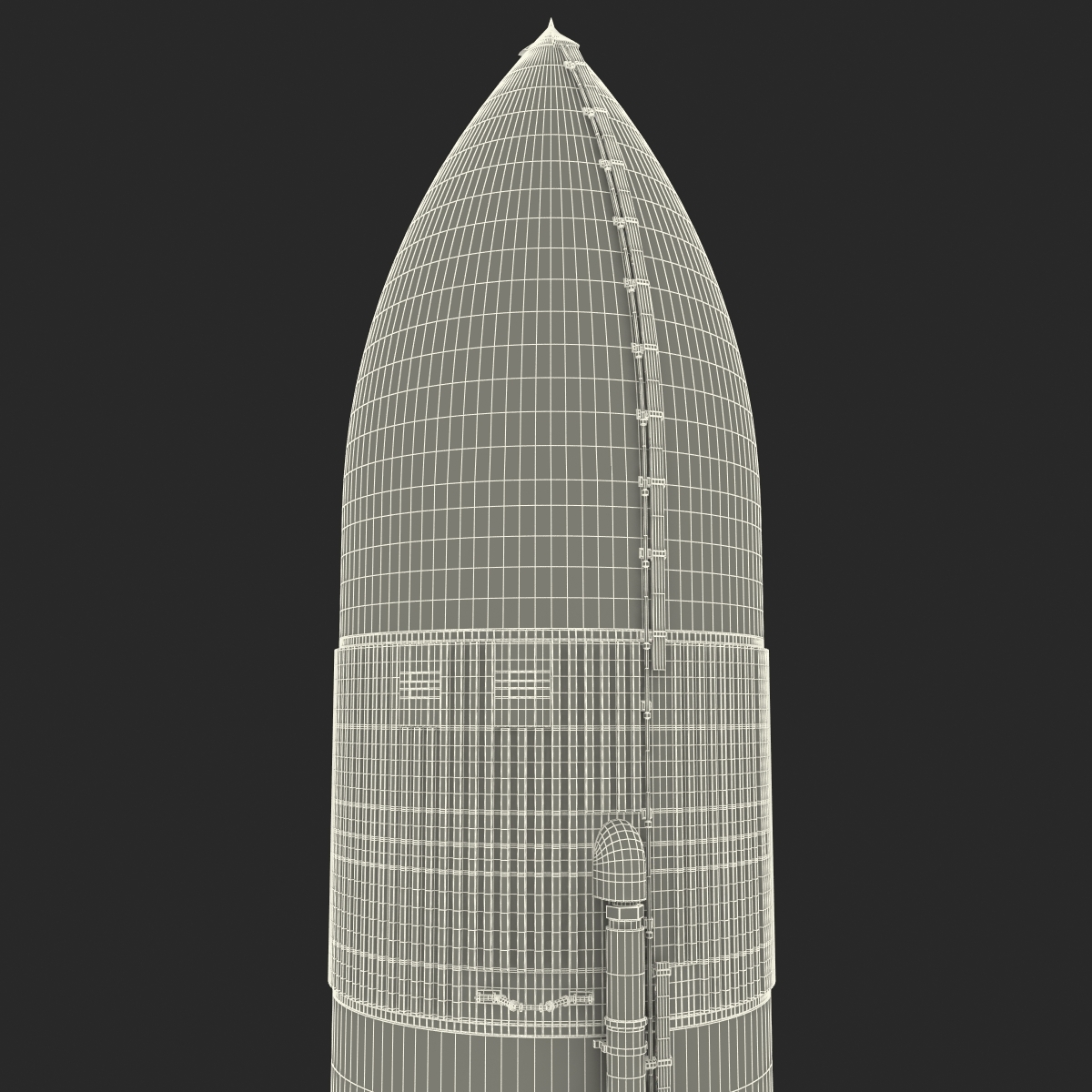 3d model space shuttle external tank
