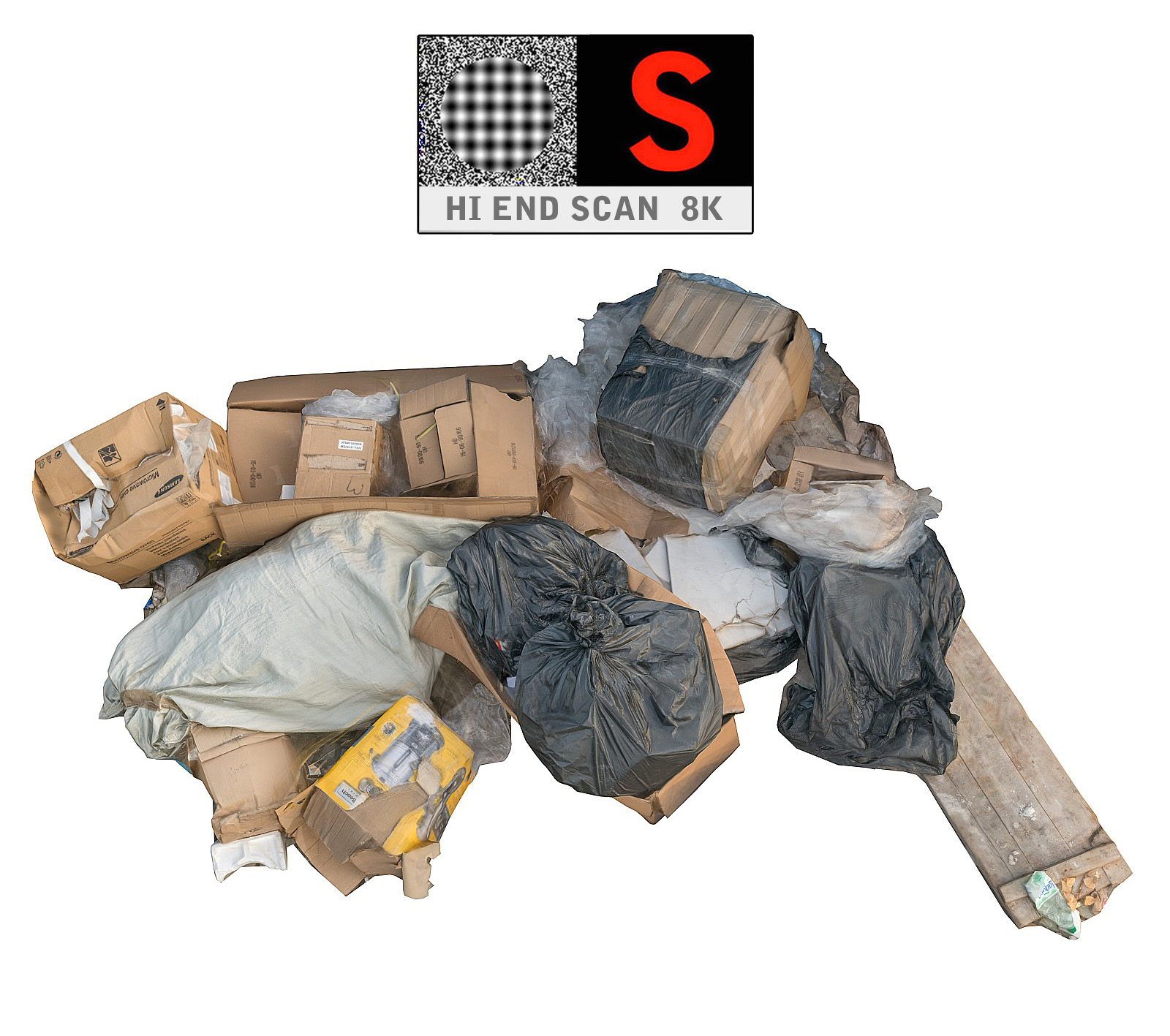 3d garbage ready 8k model