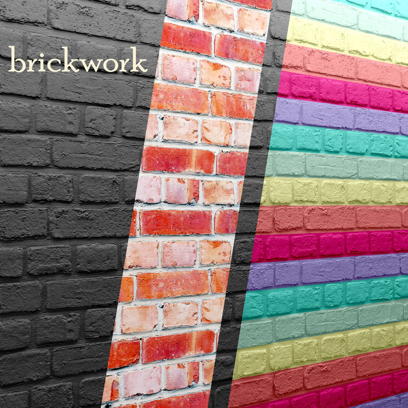 3d bricks wall