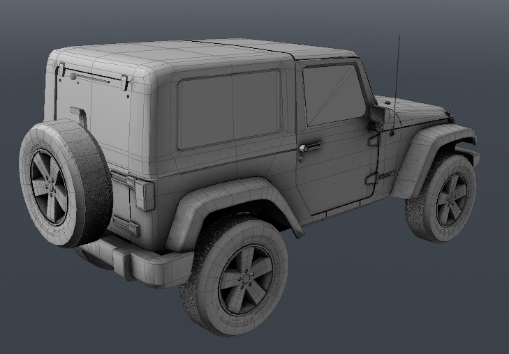3d jeep wrangler