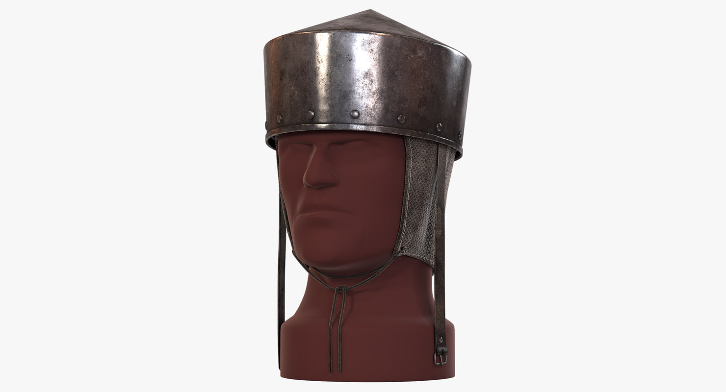 pot helmet medieval helm max
