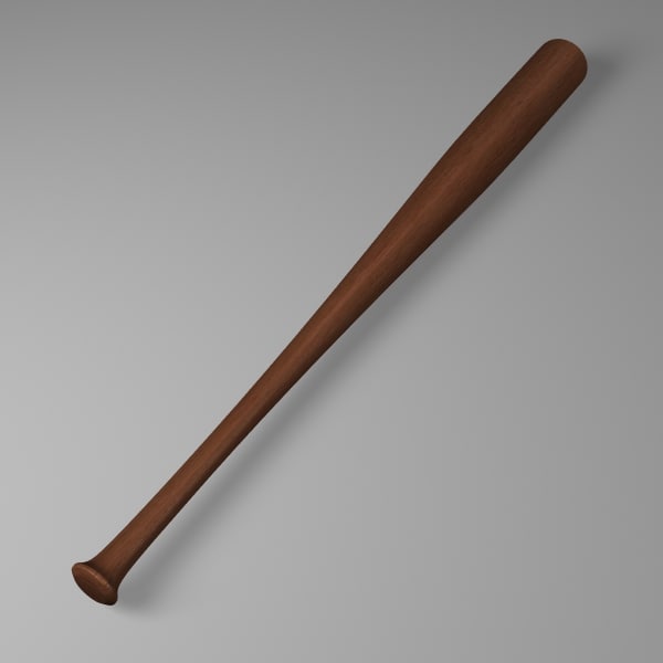 3d baseball bat model
