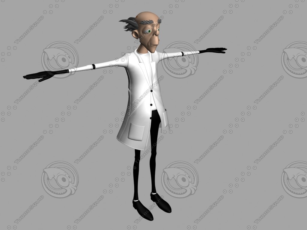 3d scientist model