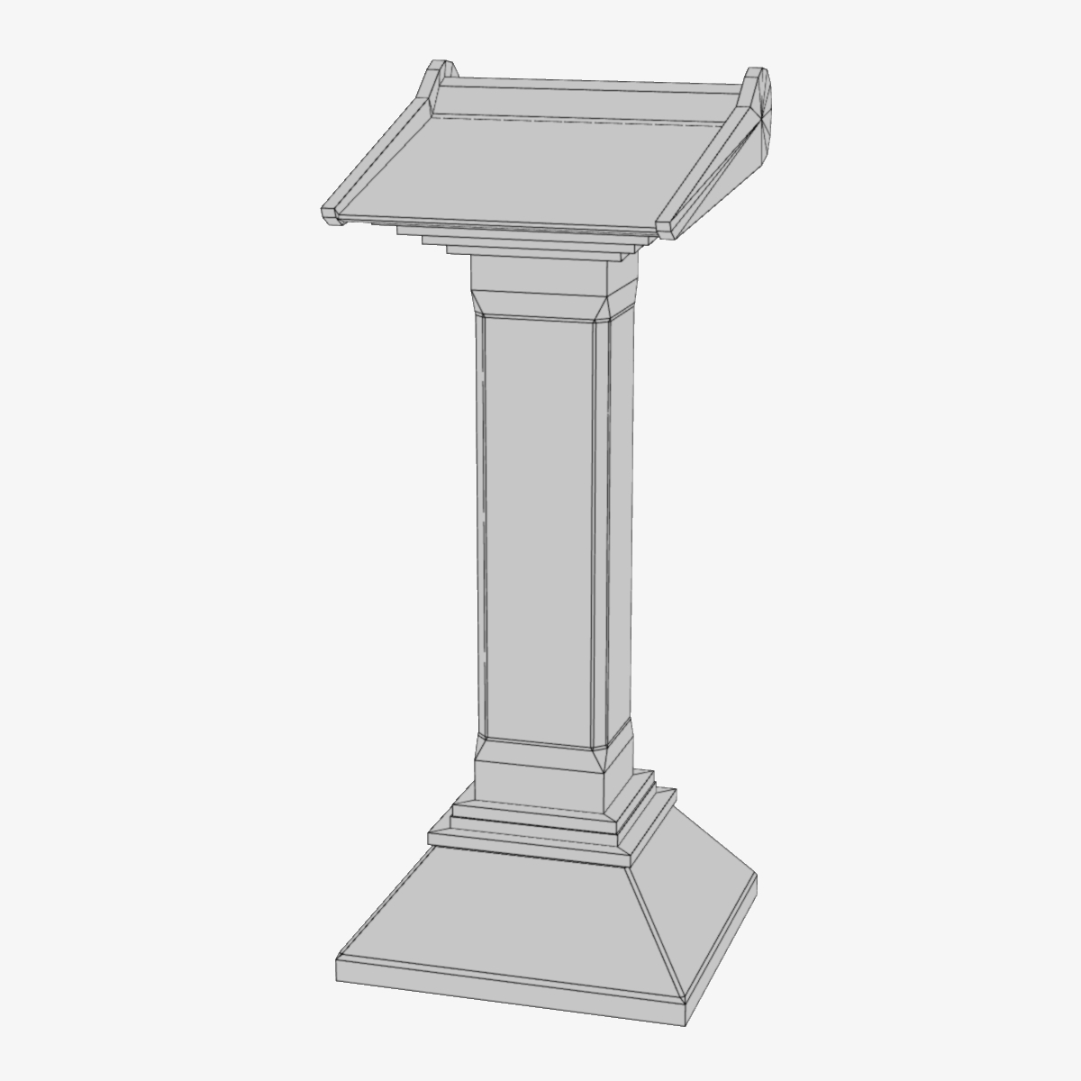 3d model of rostrum lightwave