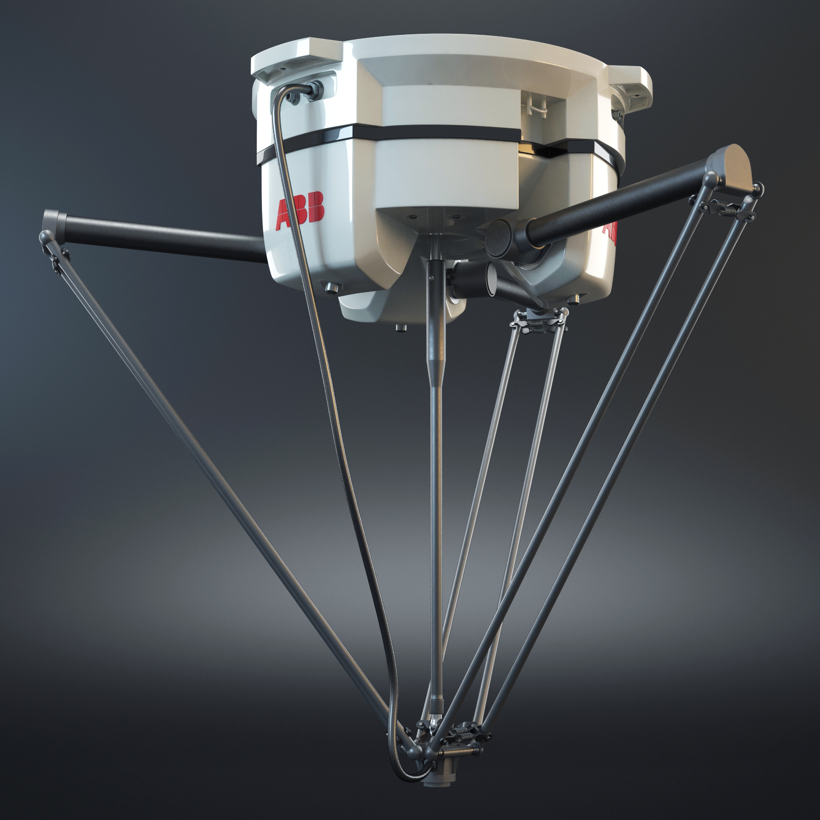 abb irb 360 industrial robot 3d model