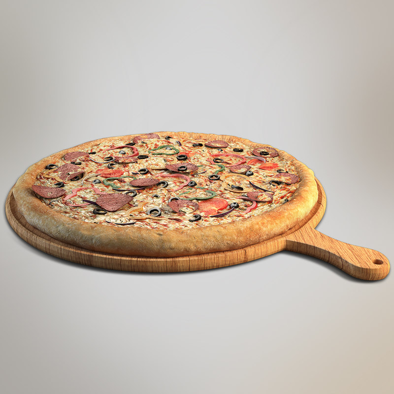 3d pizza model