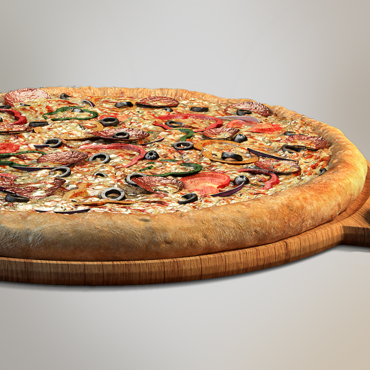 3d pizza model