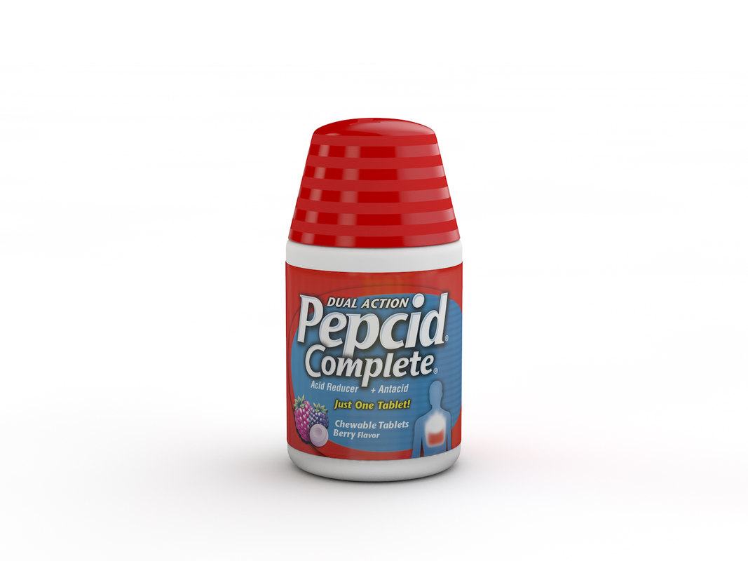 pepcid bottles 3d model