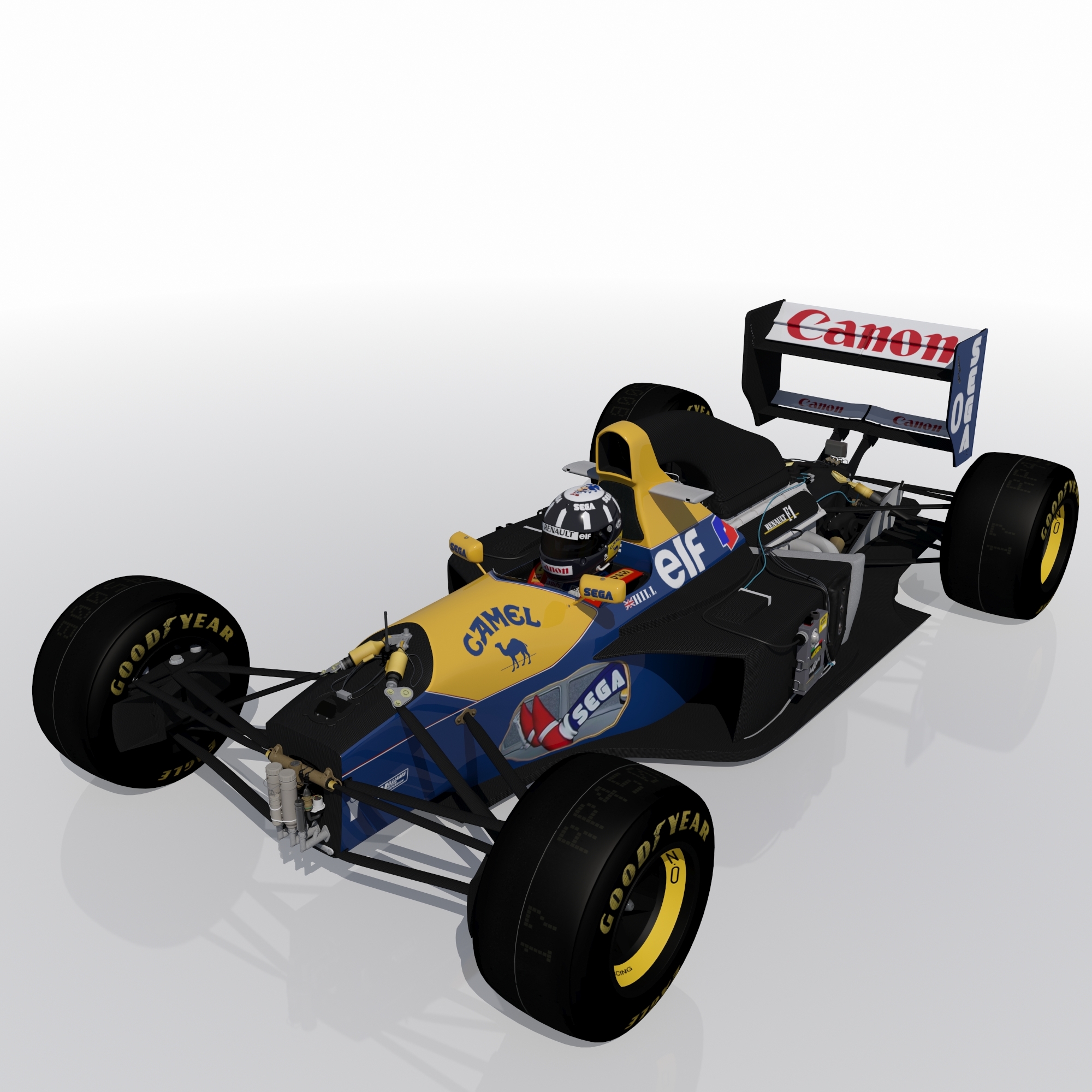 Williams FW15C Modelo 3D - TurboSquid 967599