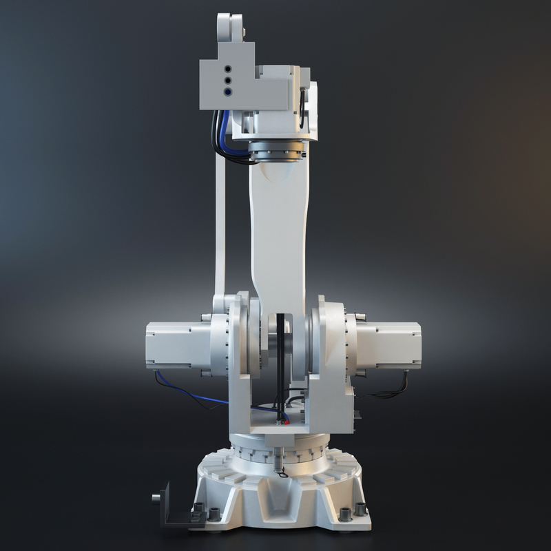 abb irb 460 industrial robot 3d max