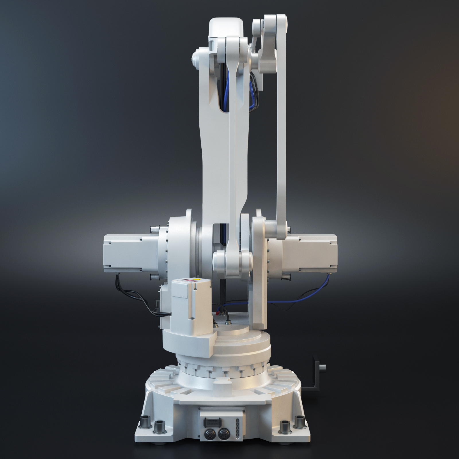 abb irb 460 industrial robot 3d max