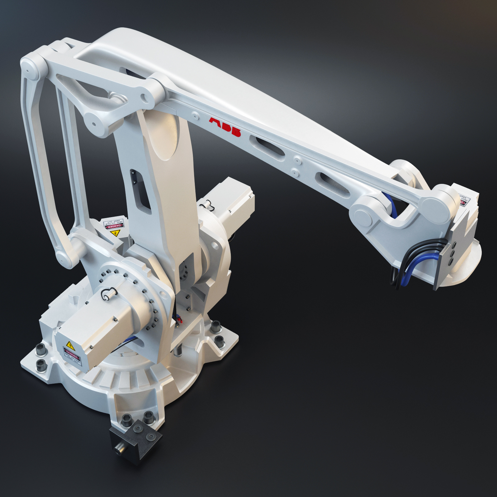 abb irb 460 industrial robot 3d max