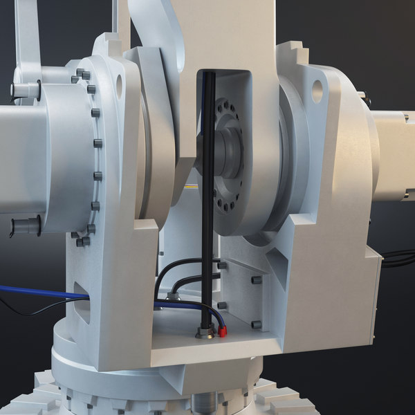 abb irb 460 industrial robot 3d max