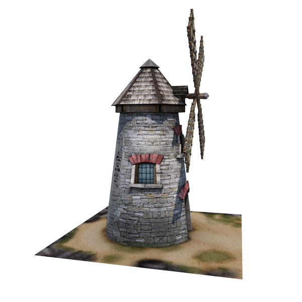 3ds max medieval wind buildings