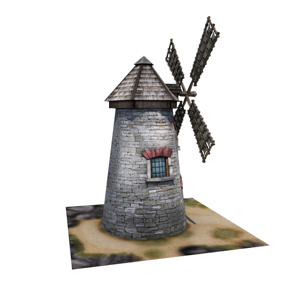 3ds max medieval wind buildings