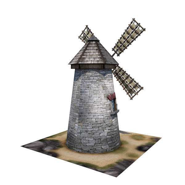 3ds max medieval wind buildings