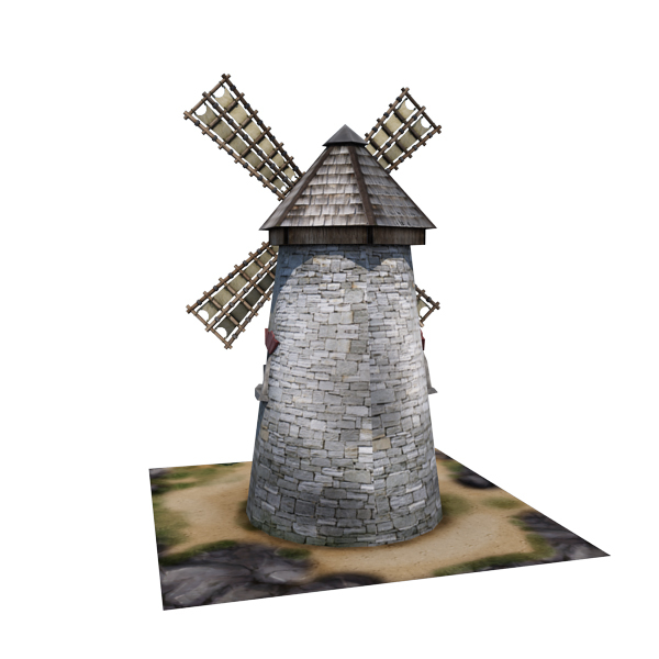 3ds max medieval wind buildings