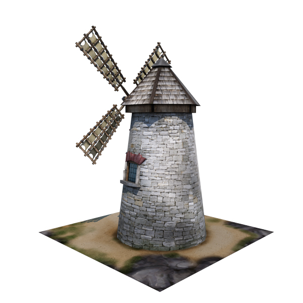 3ds max medieval wind buildings