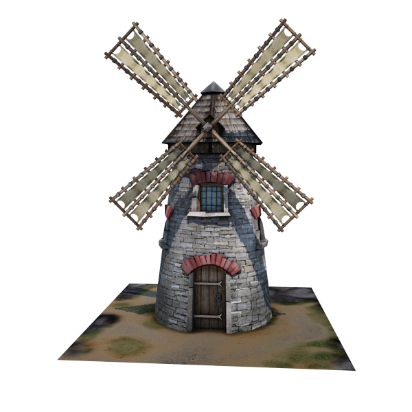 3ds max medieval wind buildings