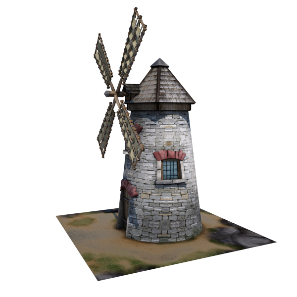 3ds max medieval wind buildings