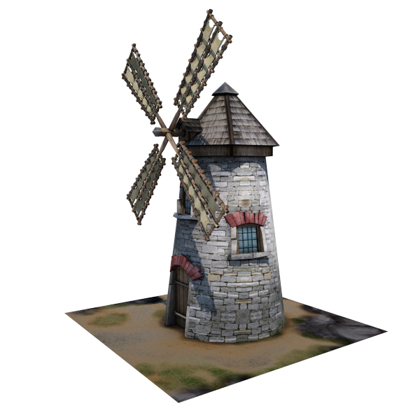 3ds max medieval wind buildings