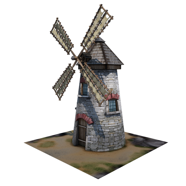 3ds max medieval wind buildings