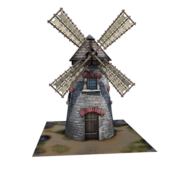 3ds max medieval wind buildings