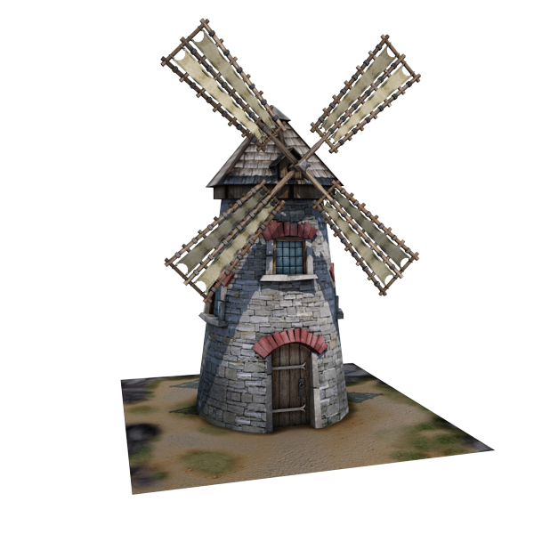 3ds max medieval wind buildings