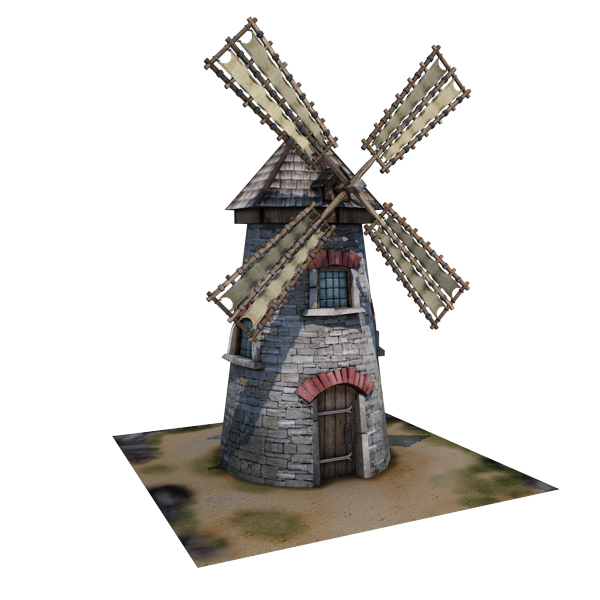 3ds max medieval wind buildings