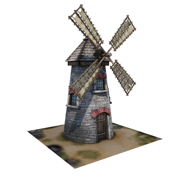 3ds max medieval wind buildings