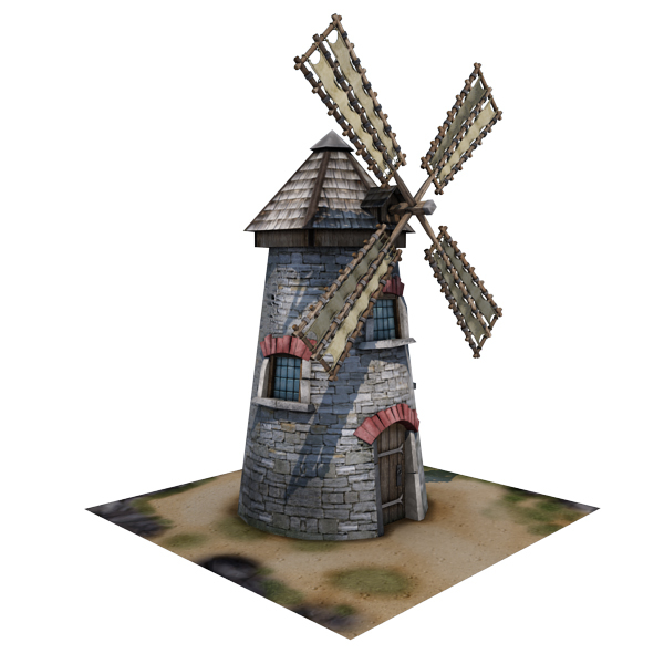 3ds max medieval wind buildings