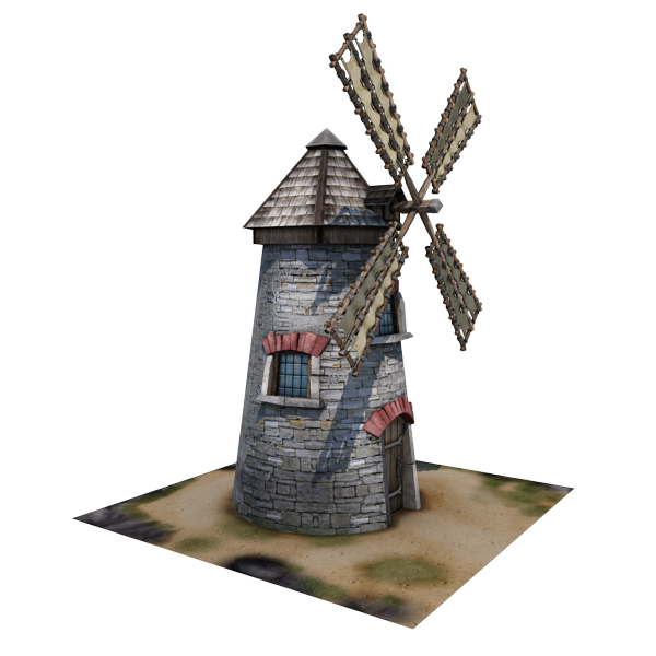 3ds max medieval wind buildings