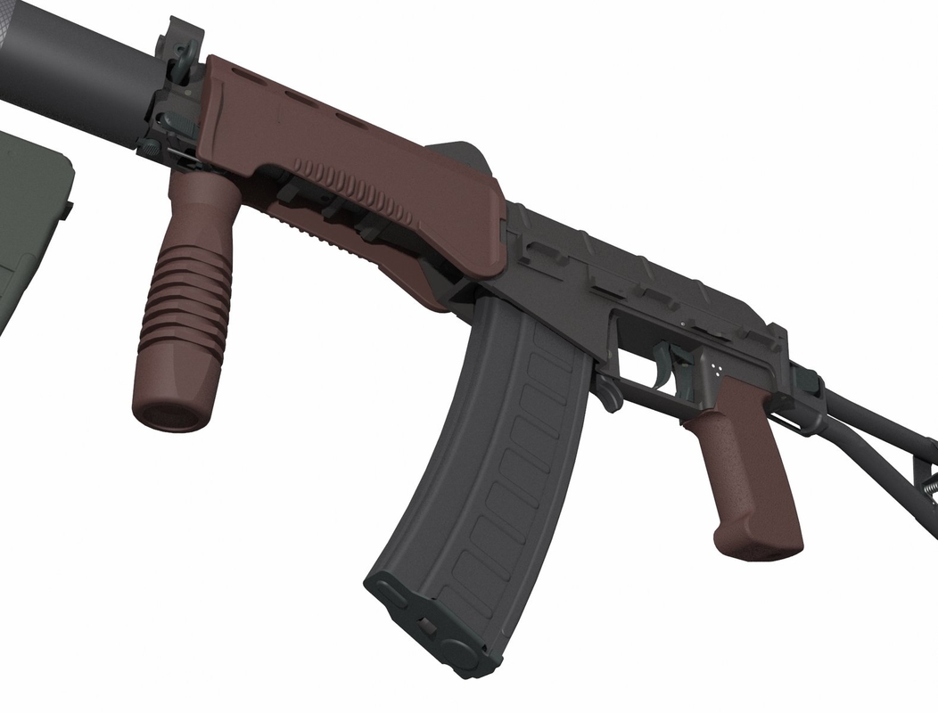 modernized assault rifle sr3m 3d max