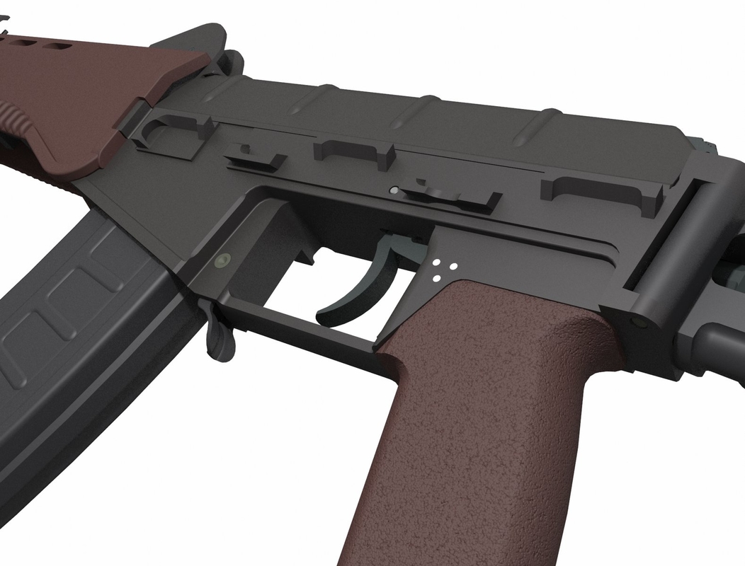 modernized assault rifle sr3m 3d max