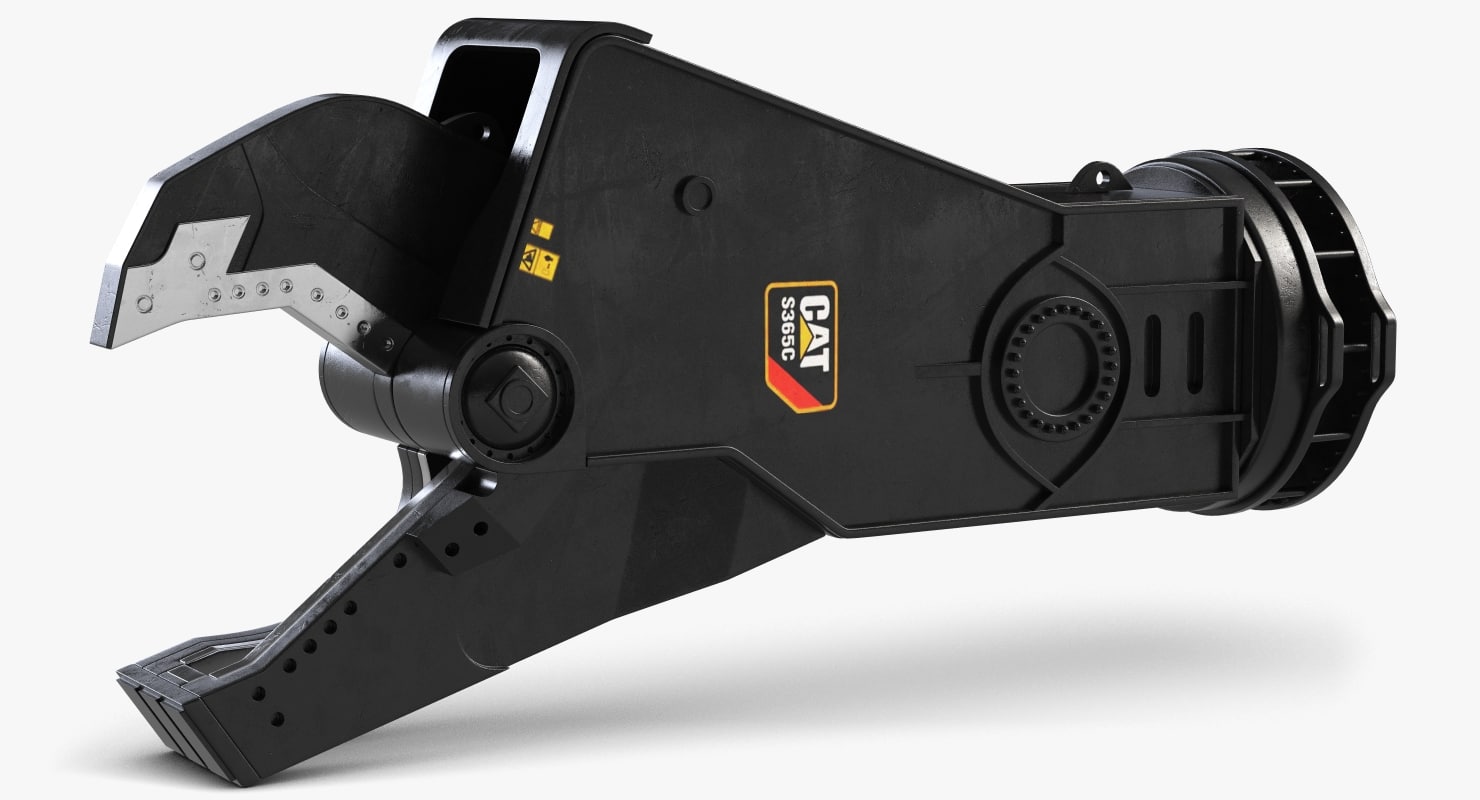 3d mobile scrap demolition shears