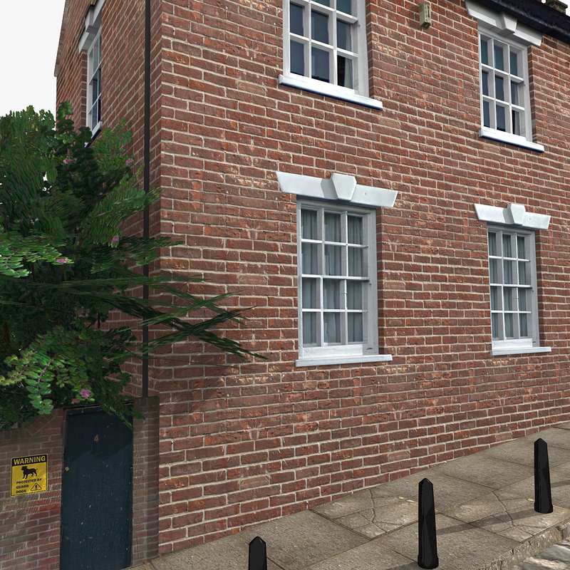 photorealistic european buildings set max