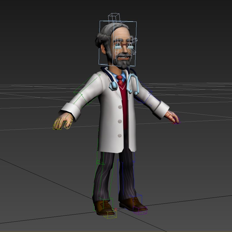 3d doctor animation