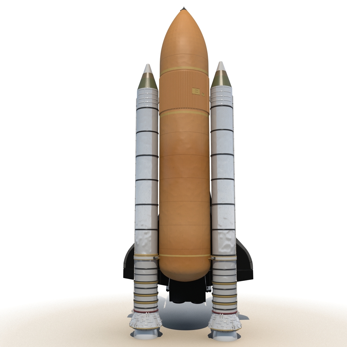 3d space shuttle boosters
